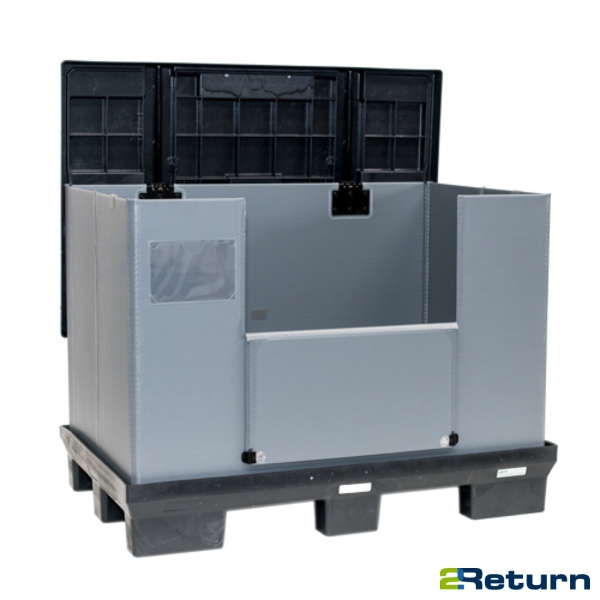 Smartbox L - Foldable plastic pallet box - 2Return